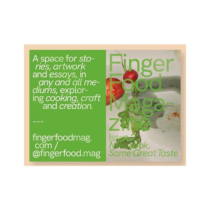 Finger Food Magazine Issue 2 2023 New Look Same Great Taste